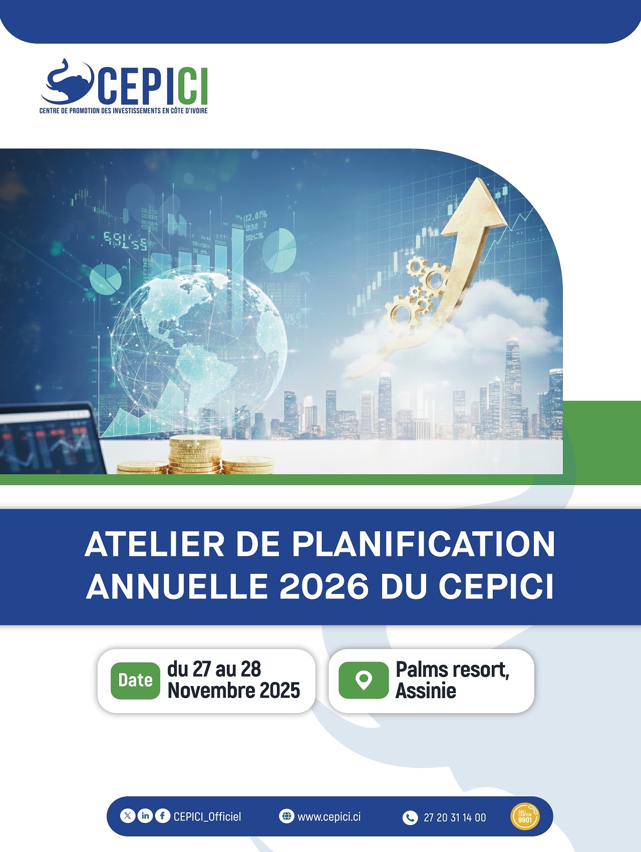 Côte d’Ivoire : Le CEPICI au laboratoire pour son plan de travail ...